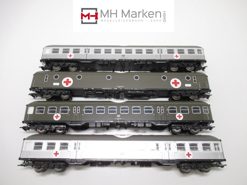 Märklin 4MFor 42563 Lazarettwagen "Silberlinge" DB AC/WS H0 (Gebraucht ...