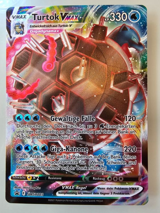 Pokemon Karte Turtok Vmax | Kaufen auf Ricardo