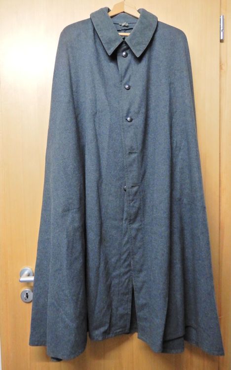 Schweizer Armee Militär Uniform Pelerine Cape Wolle antik (Gebraucht ...