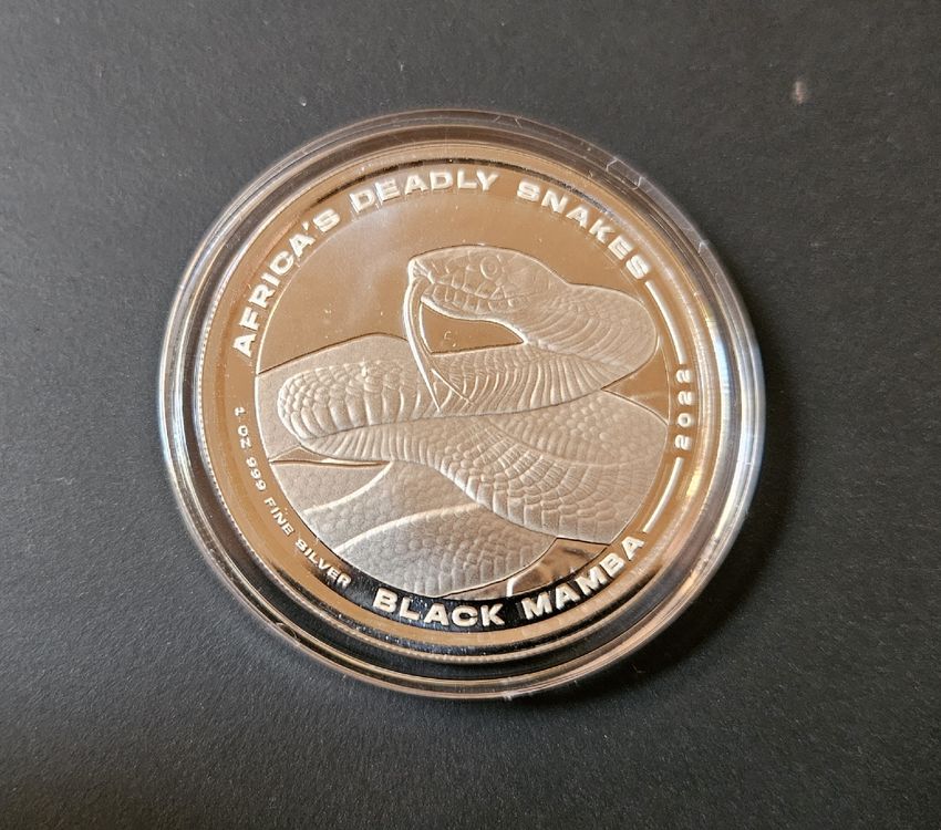 1 oz Silber Black Mamba 2022 (Neu (gemäss Beschreibung)) in Winterthur ...