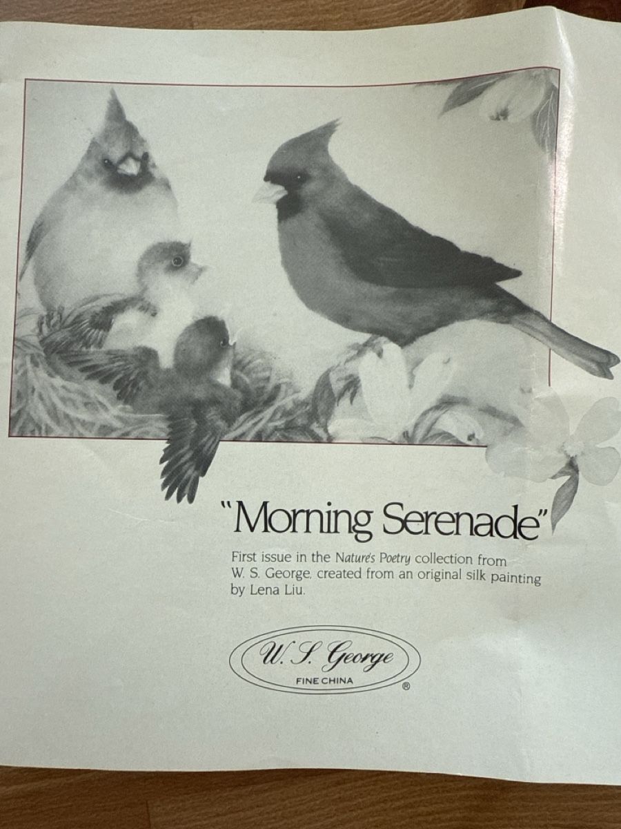 Service de table rare W.S. George Morning Serenade (D'occasion) à ...