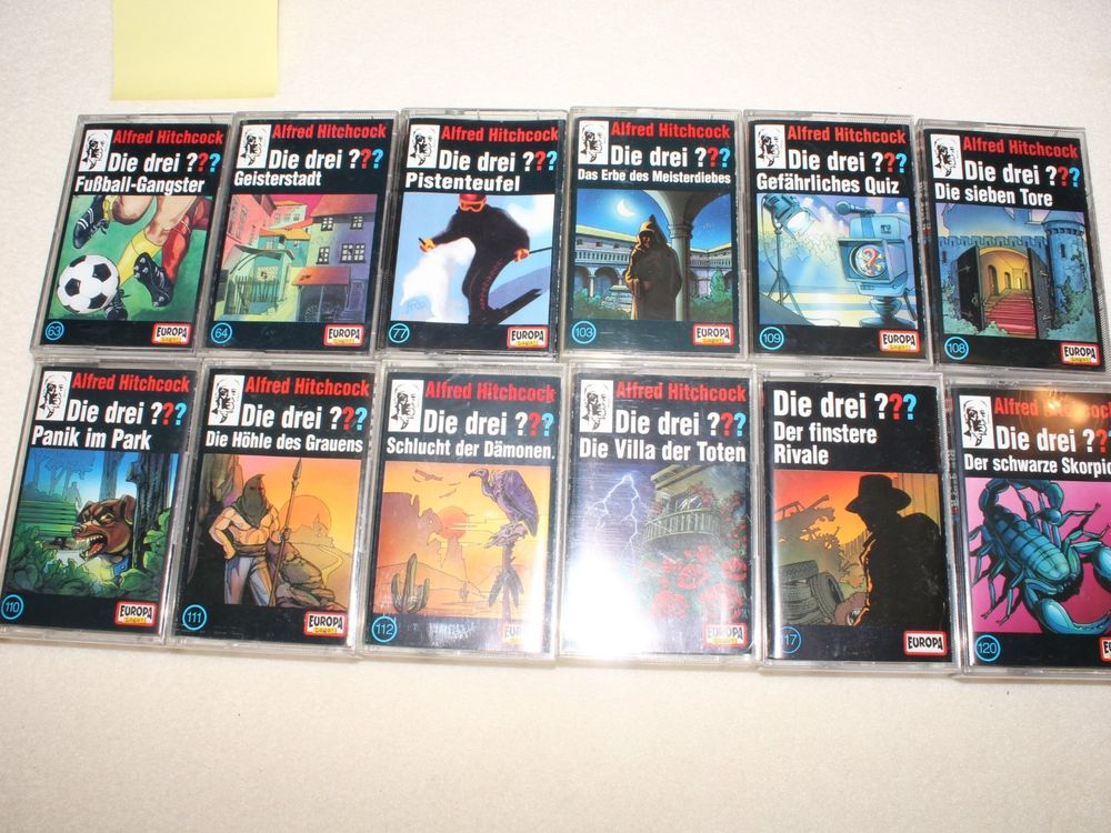 Die 3 Fragezeichen 12 Kassetten (Gebraucht) in Kriens für CHF 20 – mit Lieferung auf Ricardo kaufen