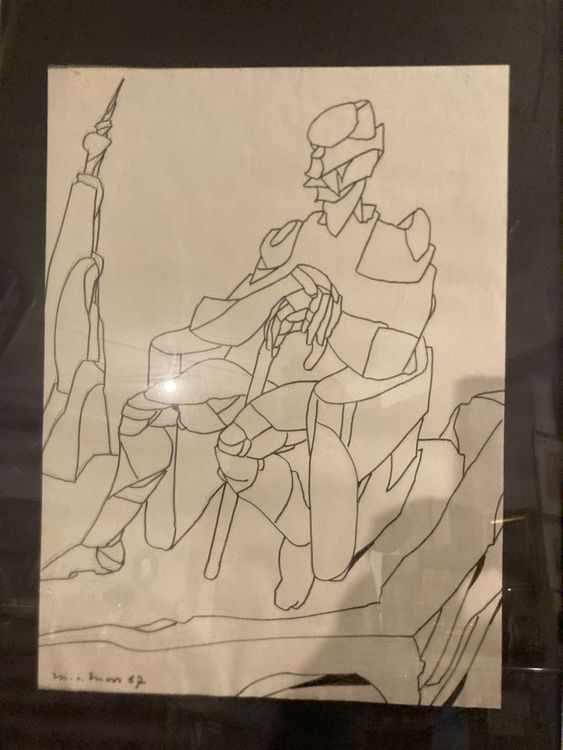 Max von Moos, Original Zeichnung, signiert und datiert (Gebraucht) in ...