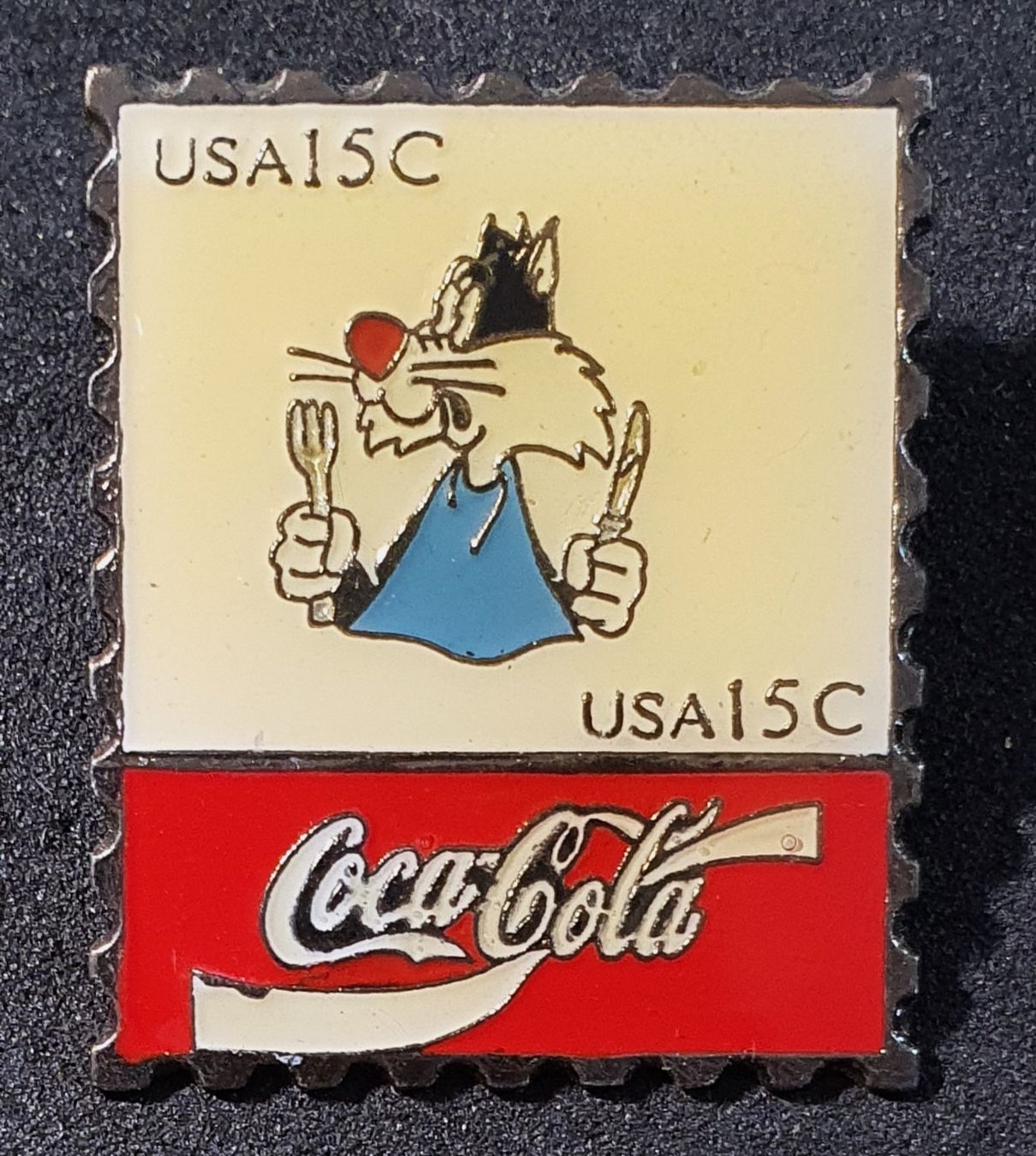 BB688 - Pin Coca Cola Looney Tunes Comic Figur - Sylvester (Gebraucht ...