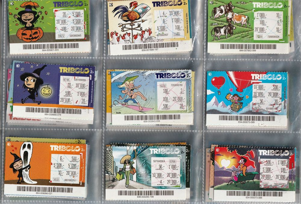 Classeur 175 Tribolo usagés différents pour collectionneur | Kaufen auf ...