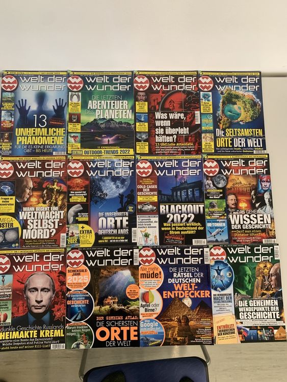 welt der wunder 12 Ausgaben 2022 (Gebraucht) in Igis für CHF 1 – mit ...