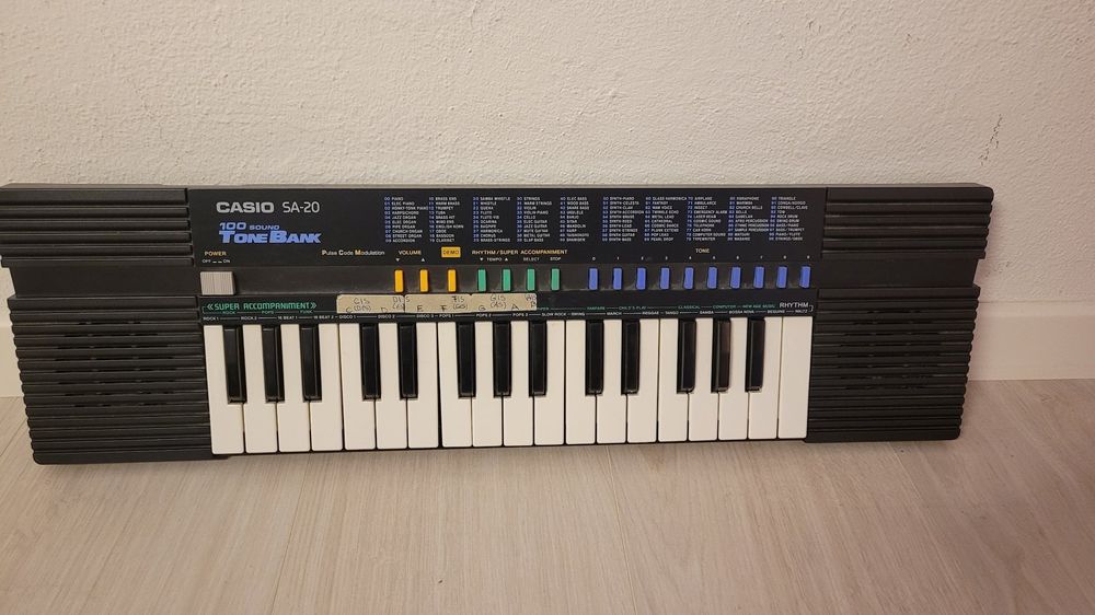 Keyboard Casio SA-20 (Gebraucht) in Buchs ZH für CHF 5 – mit Lieferung ...