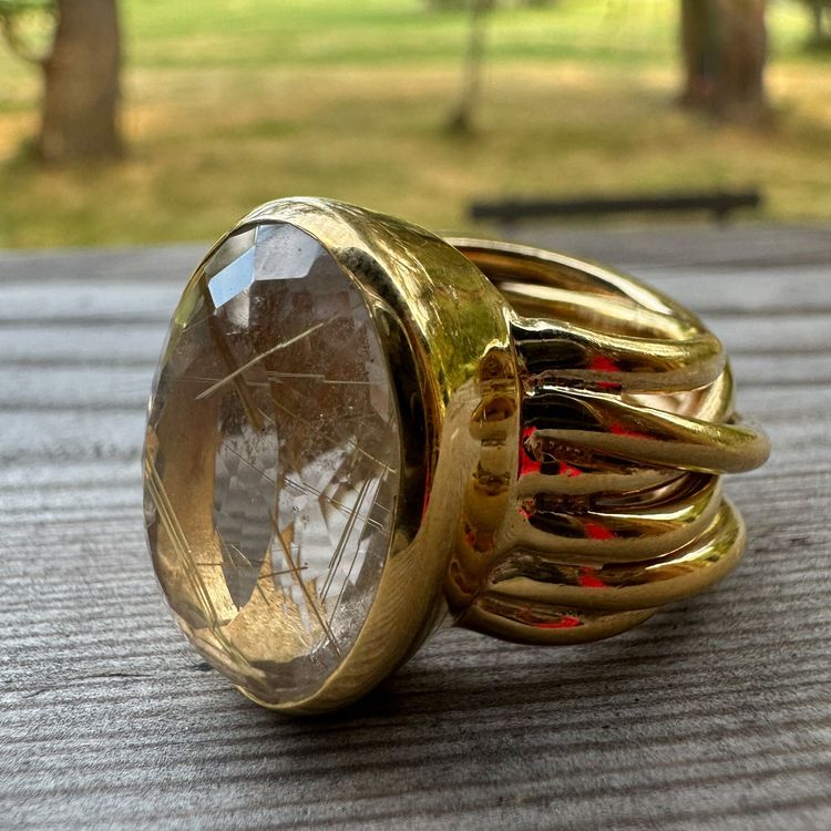 Unikatring Rutilquarz 925 Silber – Olga Ribler Design (Neu (gemäss ...