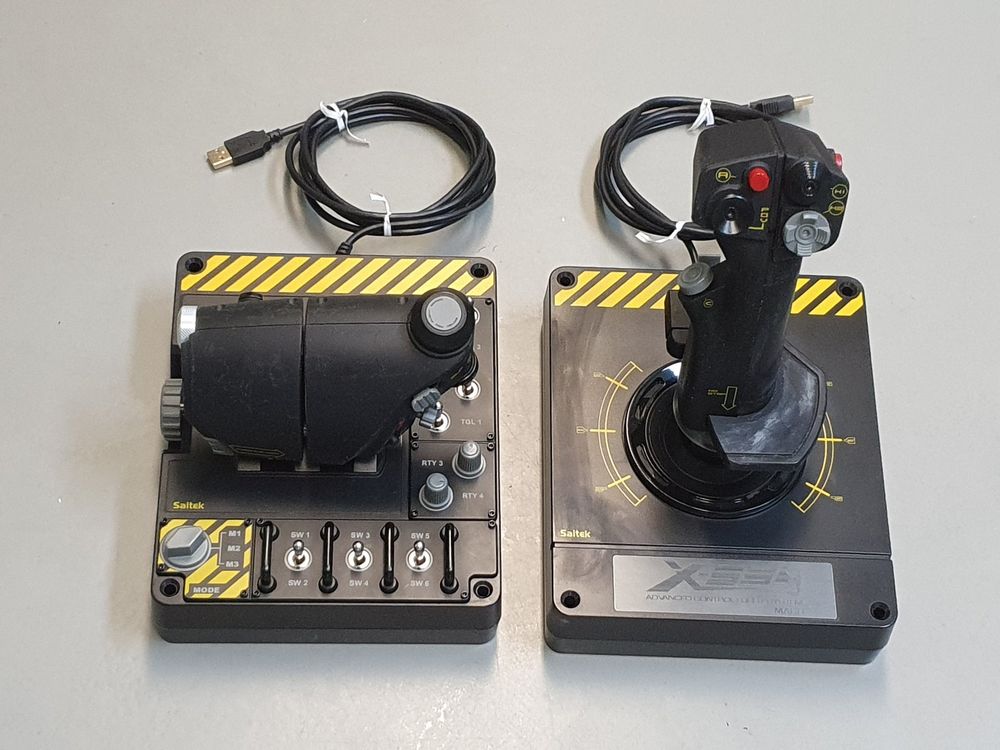 Joystick u. Schubregler SAITEK X-55 RHINO, HOTAS System (Gebraucht) in ...