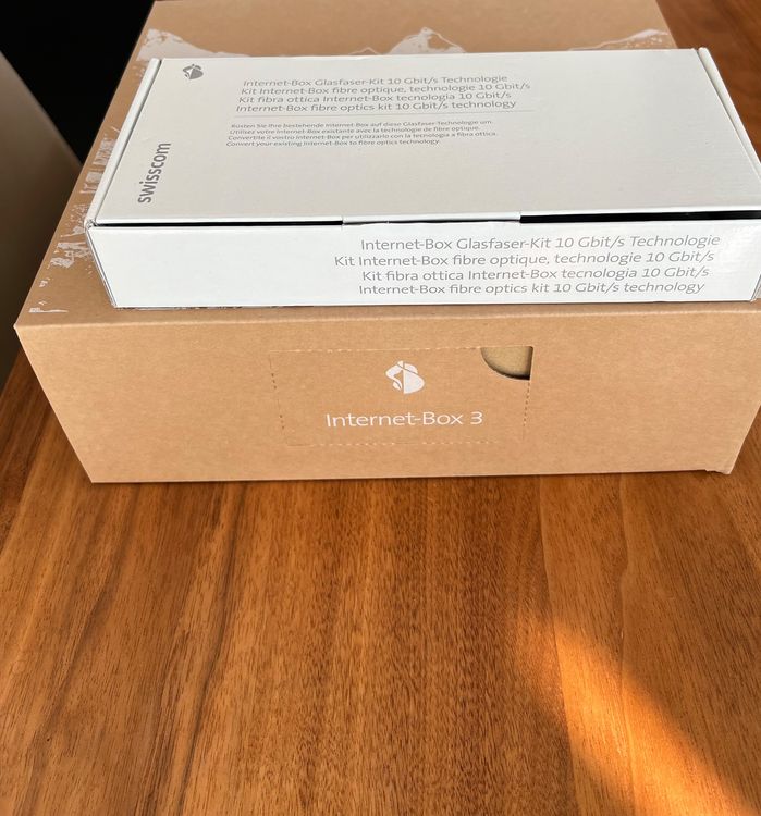 Swisscom Internet-Box 3 inkl. 10GB Glasfaser-Modul (Gebraucht) in Thun ...