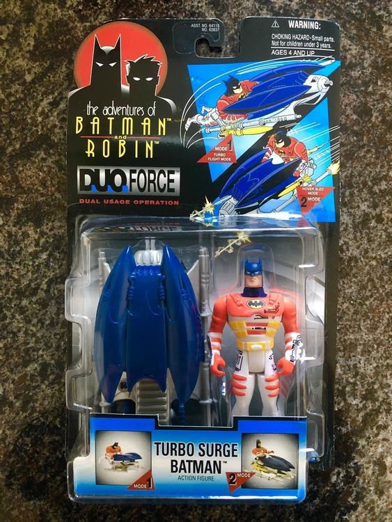 Turbo Surge Batman 1996 Action Figur Adventures Duo Force (Neu und ...