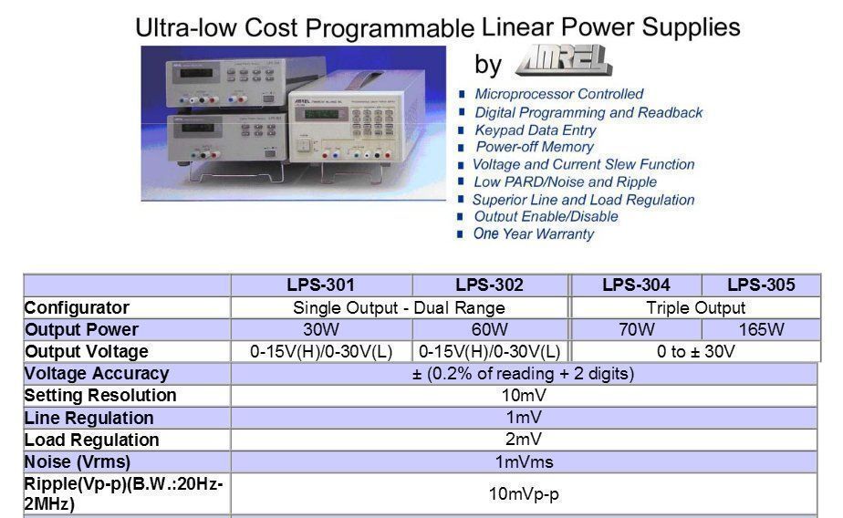 Laborspeisegerät Amrel, LPS-302, 30V/2A, RS232 | Kaufen auf Ricardo