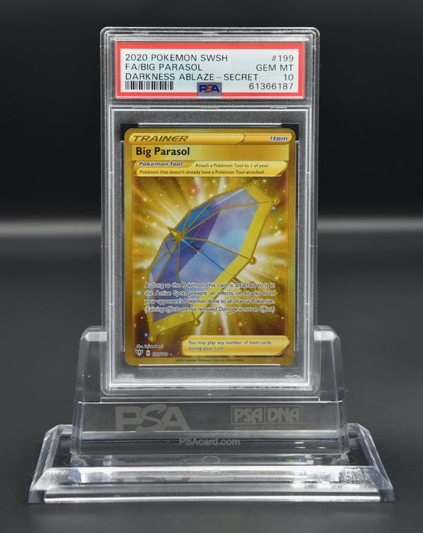 PSA 10 GEM MINT, 2020, SWSH, Pokemon Card #199 Big Parasol (Neu (gemäss Beschreibung)) in ...