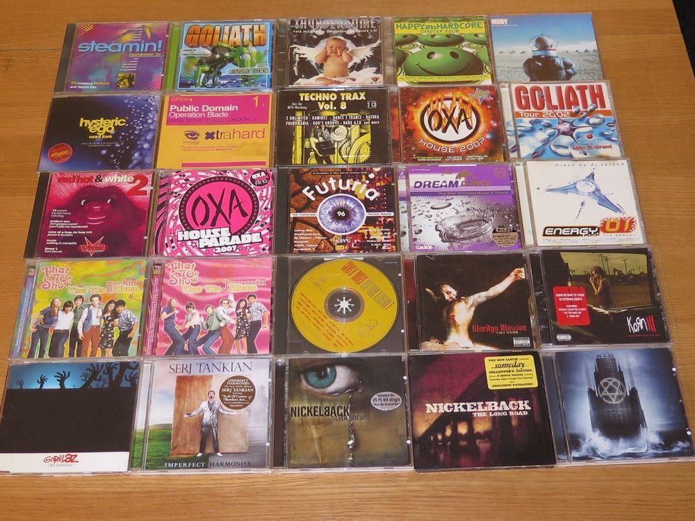 25 Techno, Rock CD Sammlung | Kaufen auf Ricardo