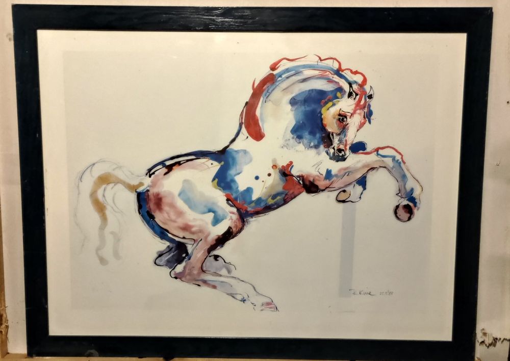 Rolf Knie Bild Pferd Original | Acheter sur Ricardo