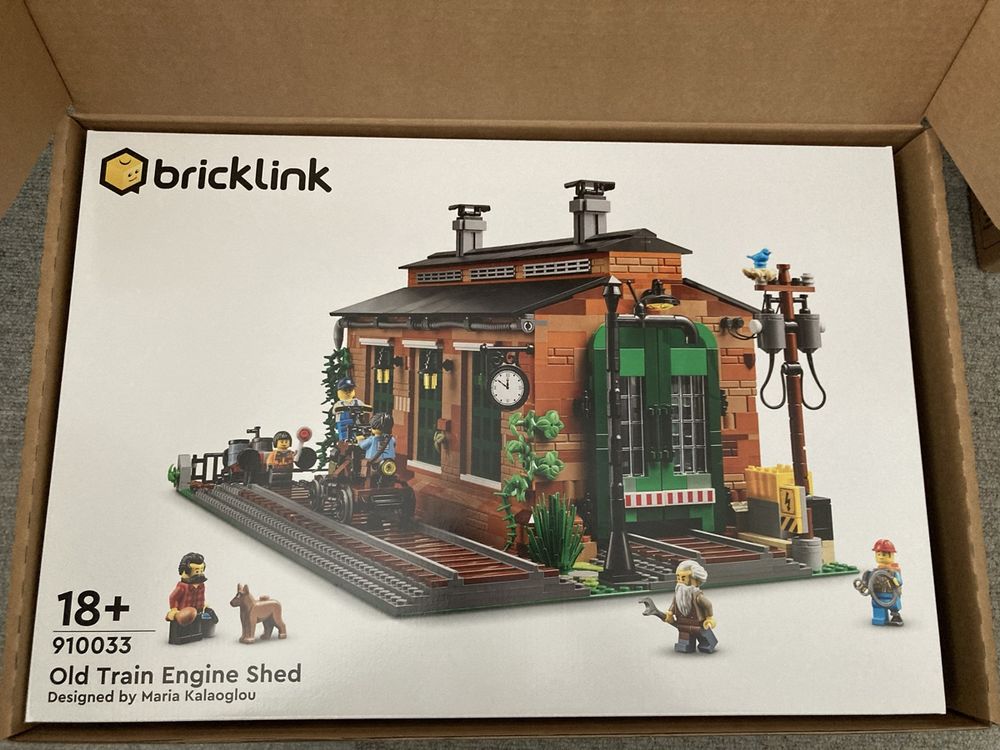 LEGO 910033 Bricklink Old Train Engine Shed - Neuwertig (Neu und ...