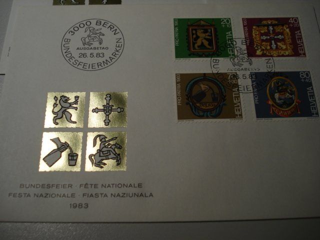 Pro Patria 1983, FDC Satz + Einzel, 5 Belege | Kaufen auf Ricardo