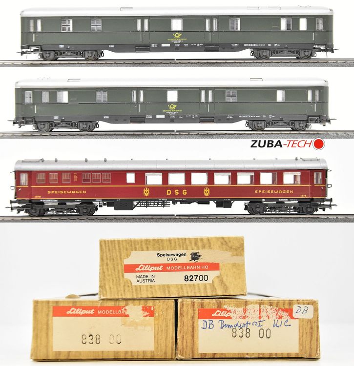 Liliput 3x Personenwagen der DRG, H0 GS mit OVP (Gebraucht) in St. Gallen für CHF 13 – mit ...