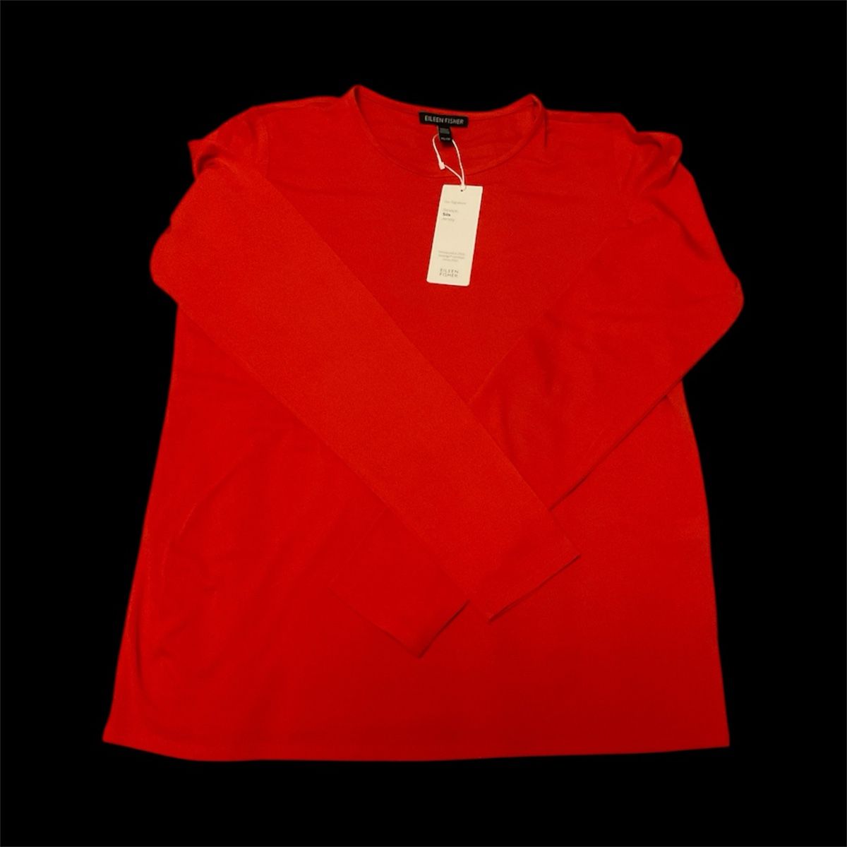 Eileen Fisher Poppy Red Silk Top US XS (wie ein 38) (Gebraucht) in Arzier-Le Muids für CHF 20 ...