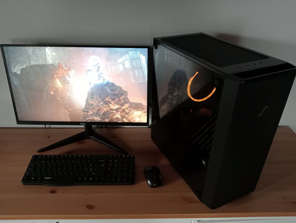Gaming Set up Ryzen 5 3600XT,16GB Ram,SSD,RX580 8GB ab1Fr!! (Gebraucht ...