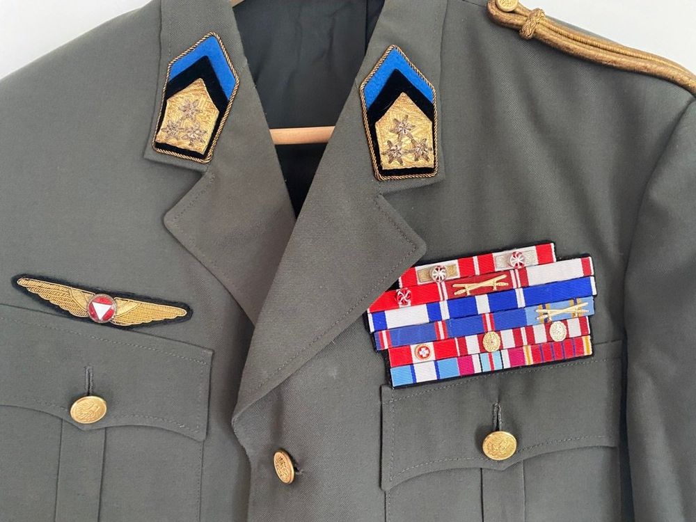 Uniform Oberst Österreichisches Bundesheer, um 1980, ÖBH | Kaufen auf ...