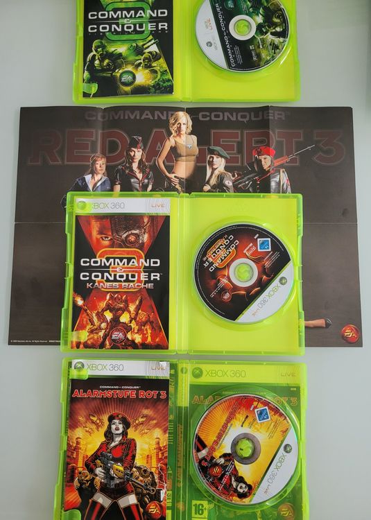 3x Command & Conquer inkl. Poster (XBox 360) | Kaufen auf Ricardo