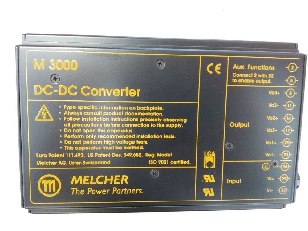 Melcher M 3000 DC-DC Converter, NEU (Neu (gemäss Beschreibung)) in für ...