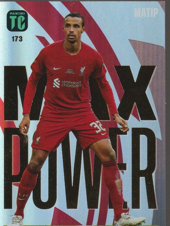 TCG Card PANINI TOP CLASS 2023 Max Power FOIL 173 J. MATIP (Neu (gemäss ...