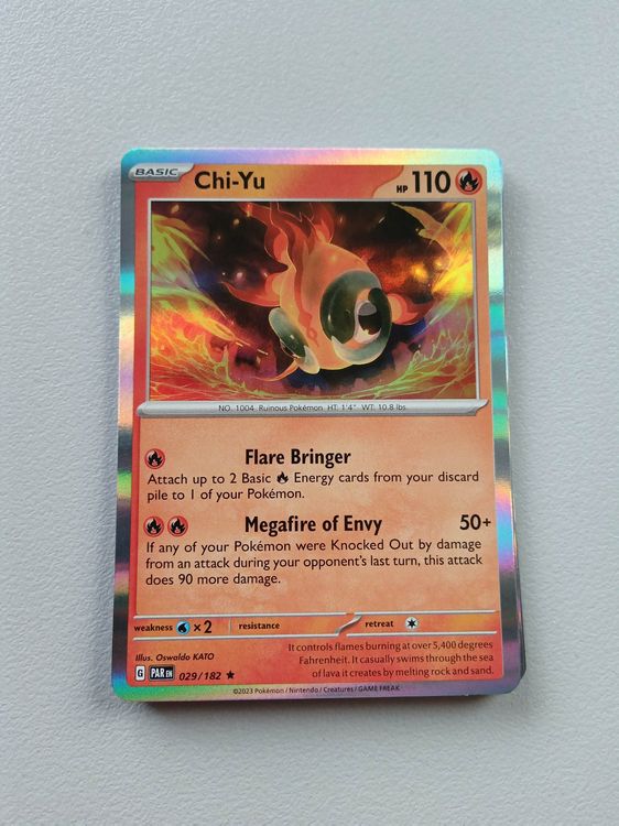 Chi-Yu - Paradox Rift Pokemon Englisch | Kaufen auf Ricardo