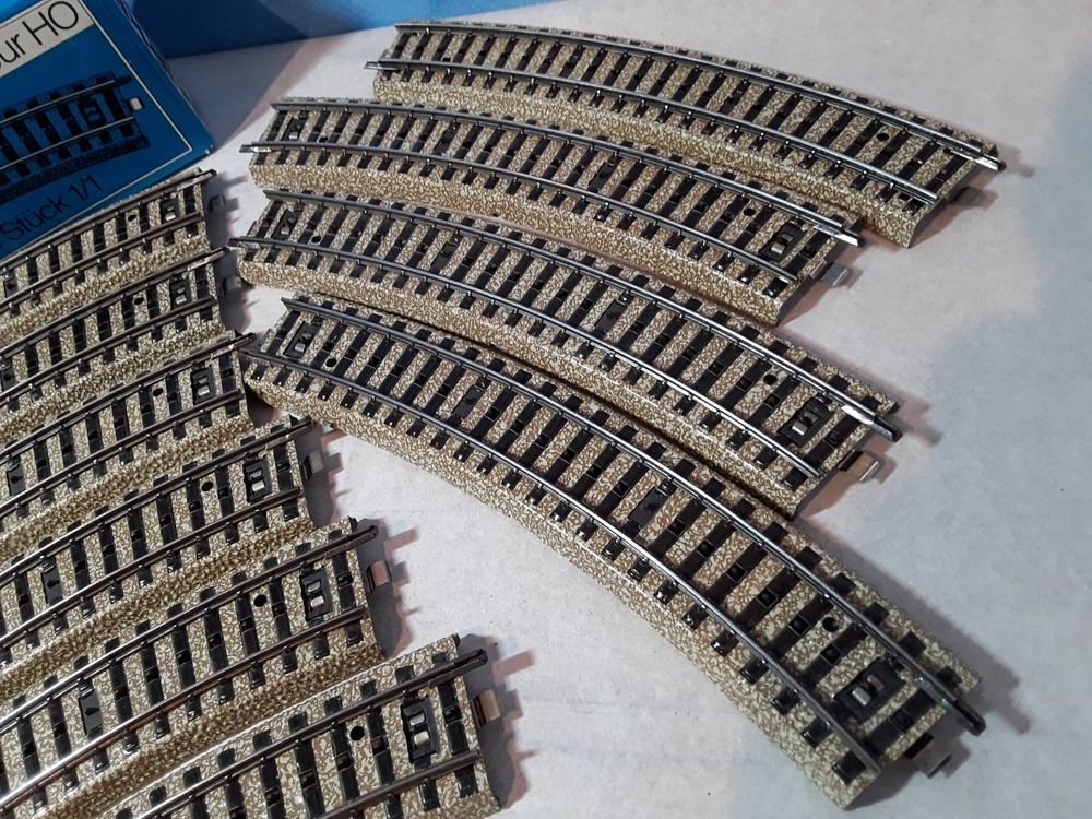 Märklin 5100 _ M Gleis ____ 10 x Kurve ___ mit OVP _ Spur H0 (Gebraucht ...
