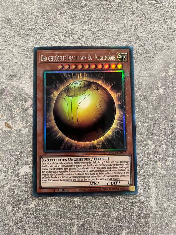 Der geflügelte Drache von Ra- Kugelmodus, Collectors Rare (Neu (gemäss ...