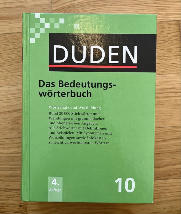 Duden das Bedeutungswörterbuch | Kaufen auf Ricardo