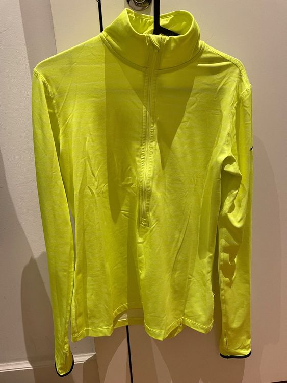 Nike Pro Dri-Fit Running Top / Sport Top in Neon Gelb (Gebraucht) in ...