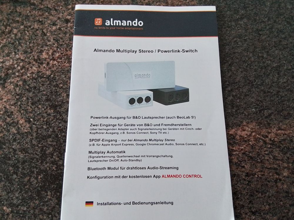 Almando Multiplay Stereo Powerlink-Switch (Gebraucht) in ...