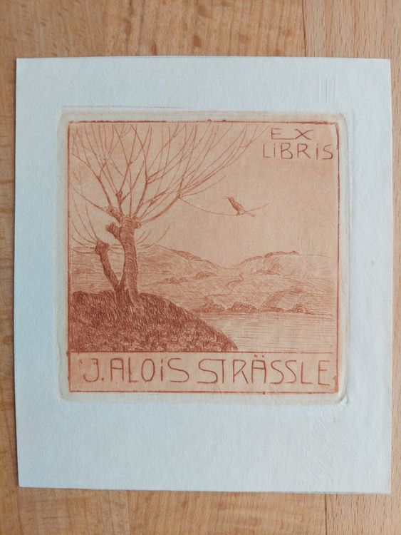 Exlibris Alfred Soder - Original Radierung (Gebraucht) in Obfelden für ...