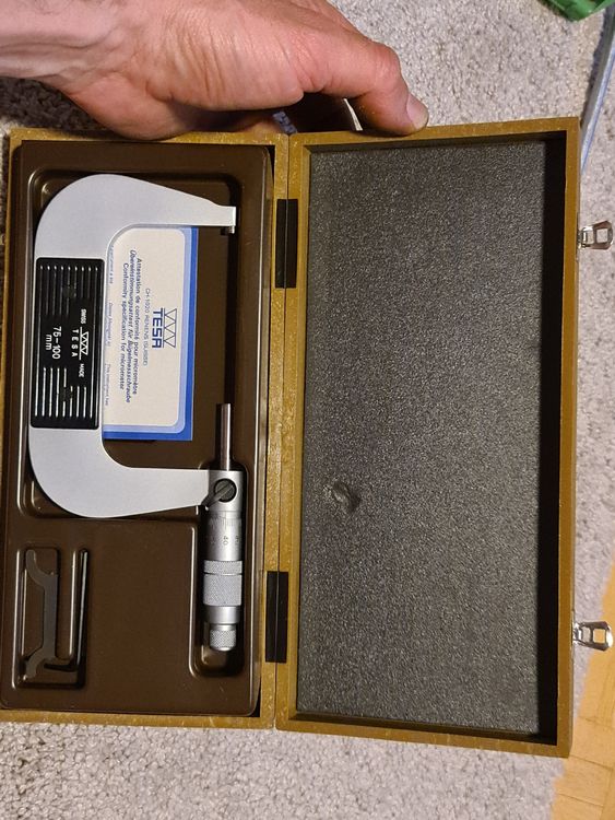 Mikrometer tesa 75/100mm | Kaufen auf Ricardo