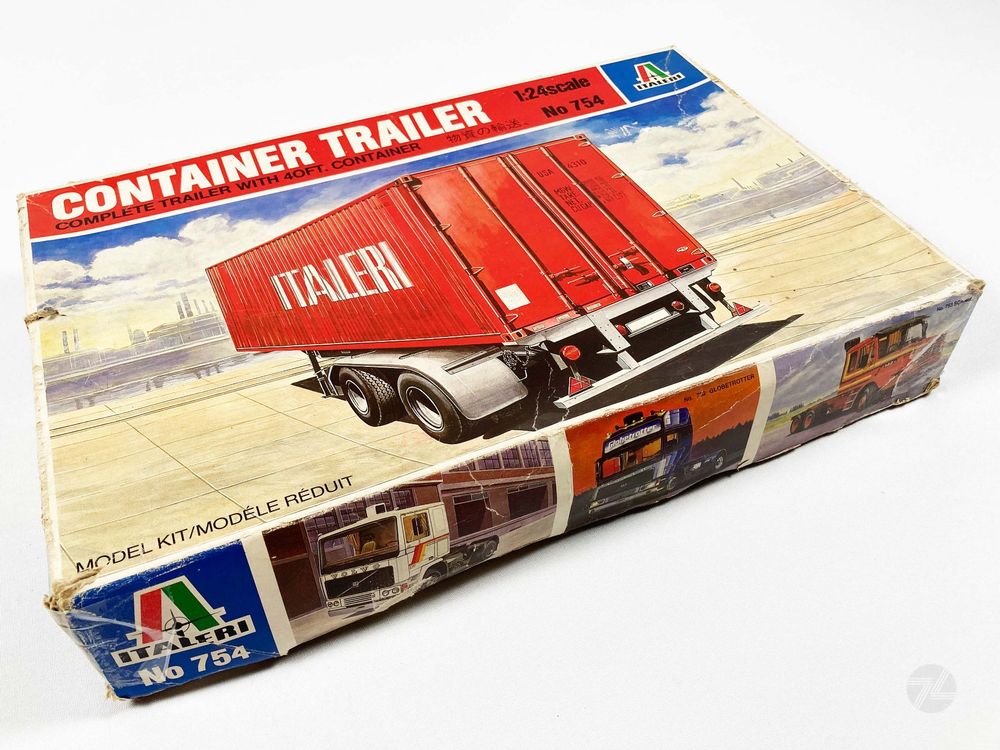 Italeri Container Trailer 1/24 LKW Truck Anhänger Modell Kit | Kaufen ...