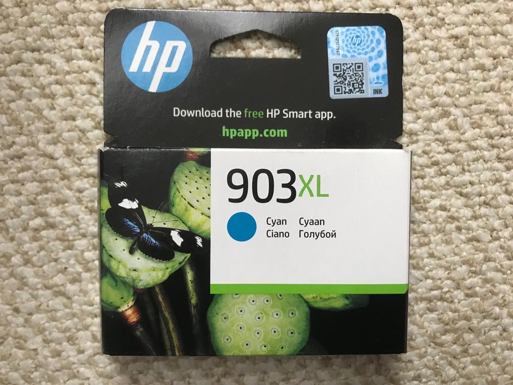 HP 903 XL - CYAN - TINTENPATRONE 750 PAGES - MARS 2024 - NEW (Neu und ...