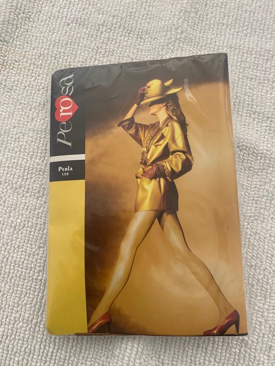 Perosa Satin sheer Kniestrumpf mi-bas. LISA S (Neu und originalverpackt ...