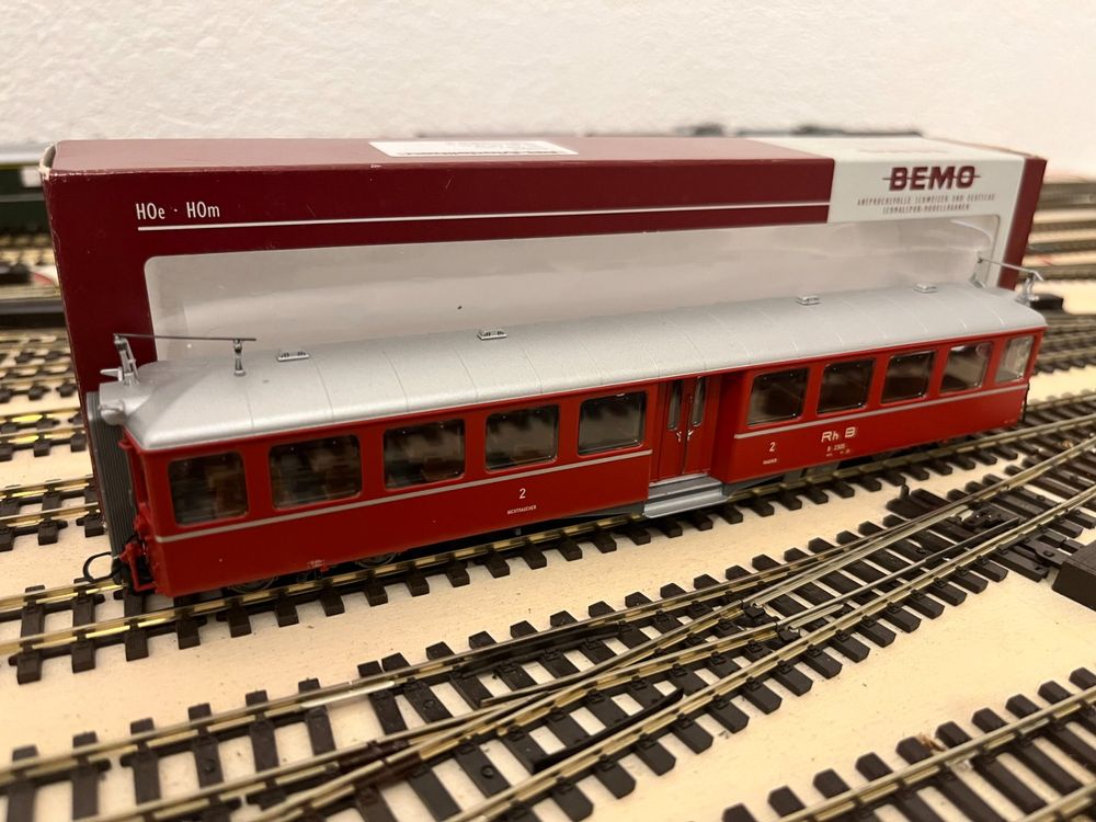 Bemo 3245 105 - RhB B 2305 Mitteleinstiegswagen (Gebraucht) in Rickenbach b. Wil für CHF 79 ...