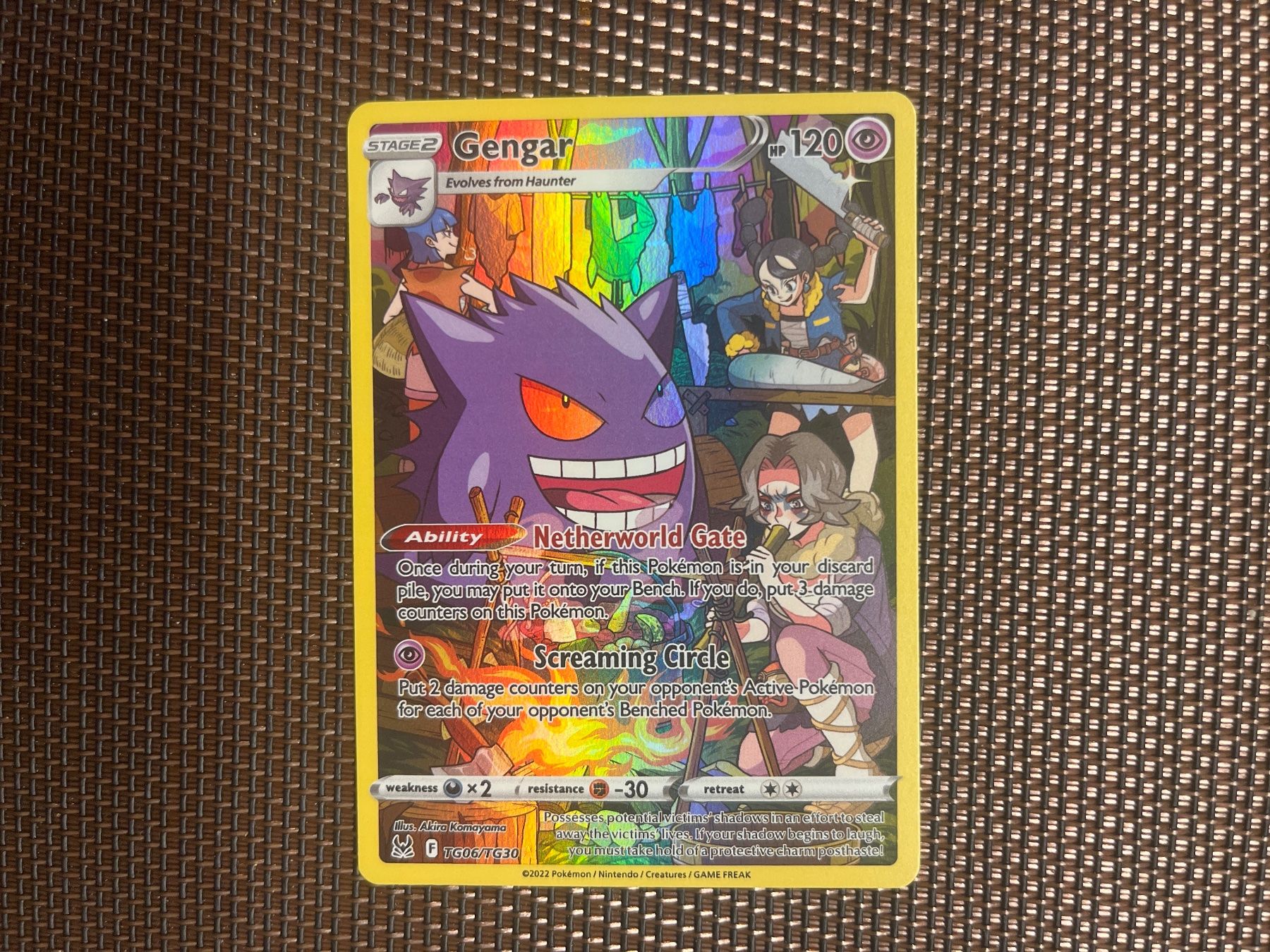 Pokemon Gengar TG06 CHR Lost Origin near Mint (Neu (gemäss Beschreibung ...