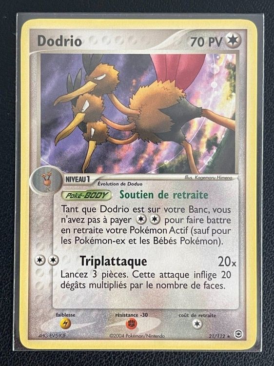 2004 Dodrio 21/112 EX Fire Red & Green Leaf Rare | Kaufen auf Ricardo