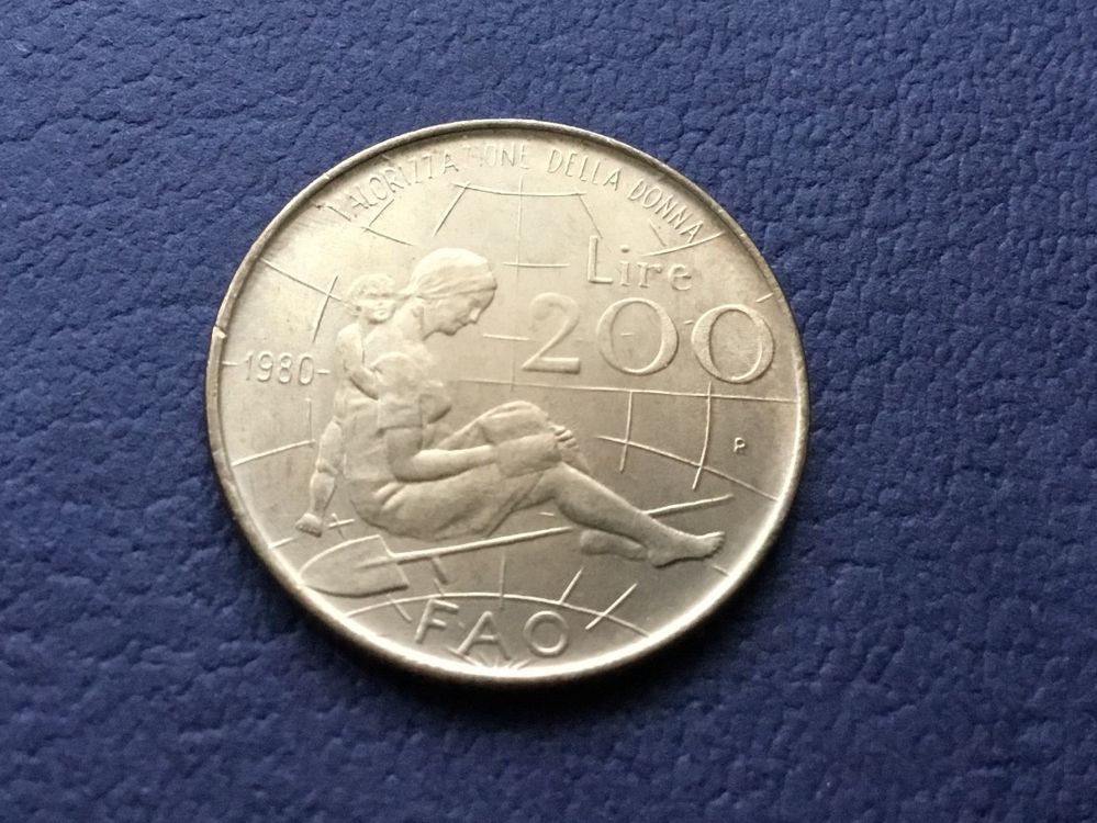 200 Lire FAO 1980 Italia (Gebraucht) in St. Margrethen SG für CHF 2.5 – mit Lieferung auf ...
