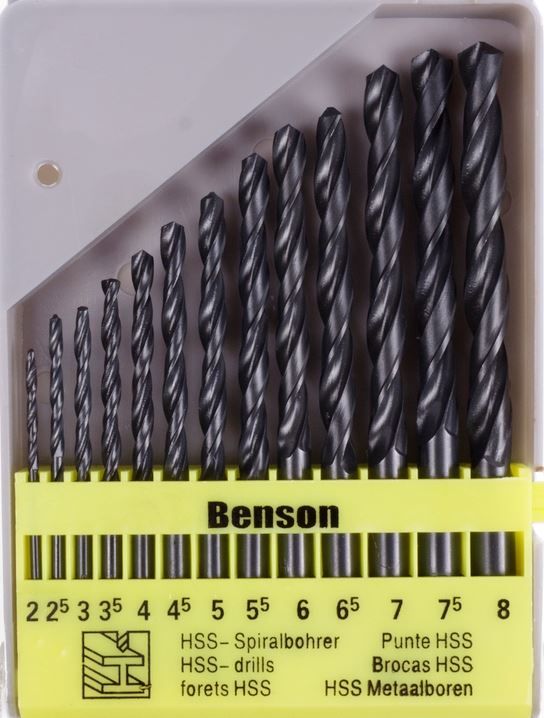 HSS-Bohrer-Satz 13-teilig für Metall von 2mm - 8mm (Neu und ...