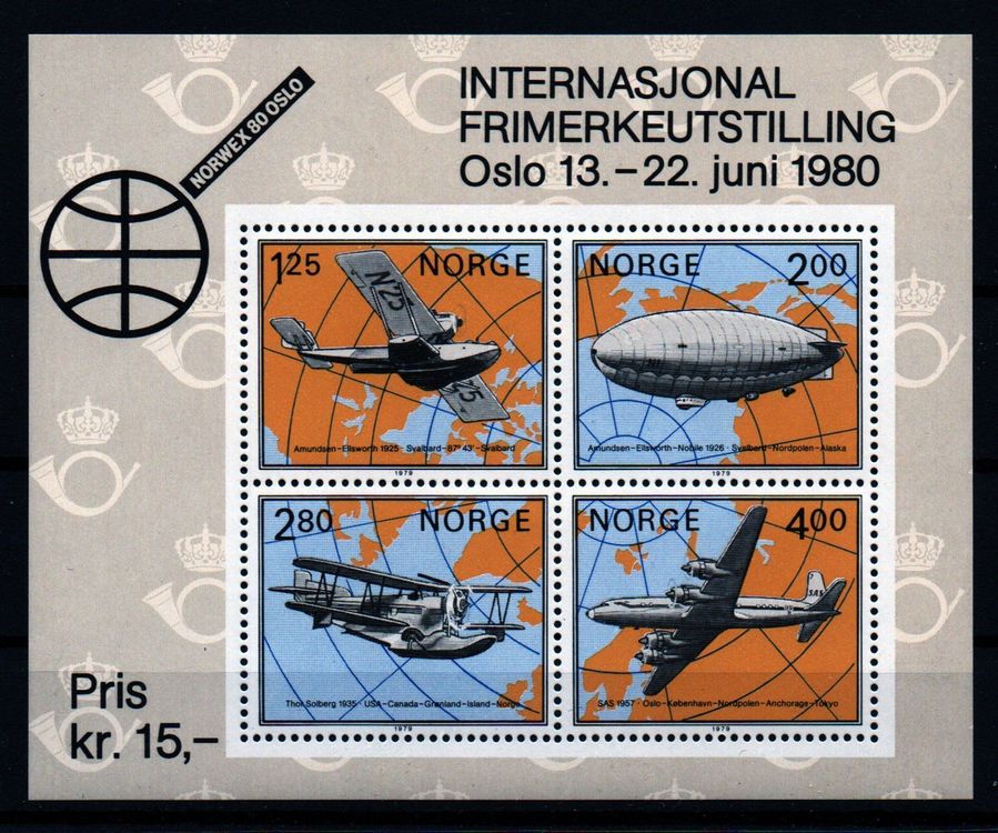 Flugzeug Block Norwegen ** (Neu (gemäss Beschreibung)) in für CHF 1 ...