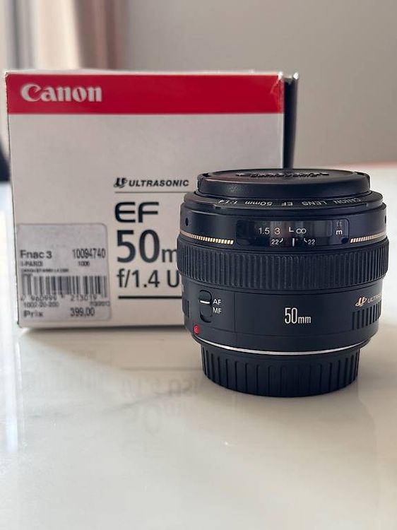 Canon EF 50mm f/1.4 USM (D'occasion) à Ependes VD pour CHF 150 – avec ...
