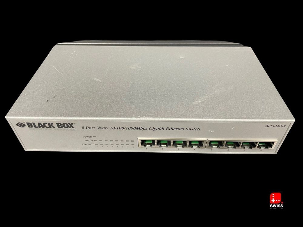 BlackBox Switch 8 x 10/100/1000 Ports (Gebraucht) in für CHF 1 – mit ...
