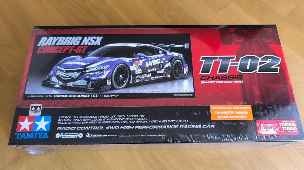 TAMIYA RAYBRIG NSX CONCEPT-GT TT-02 | Kaufen auf Ricardo