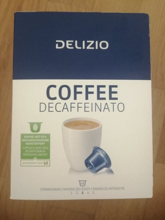 10 Packungen Delizio Kaffee Kabseln Coffee Kofeinfrei Aktion (Neu und ...