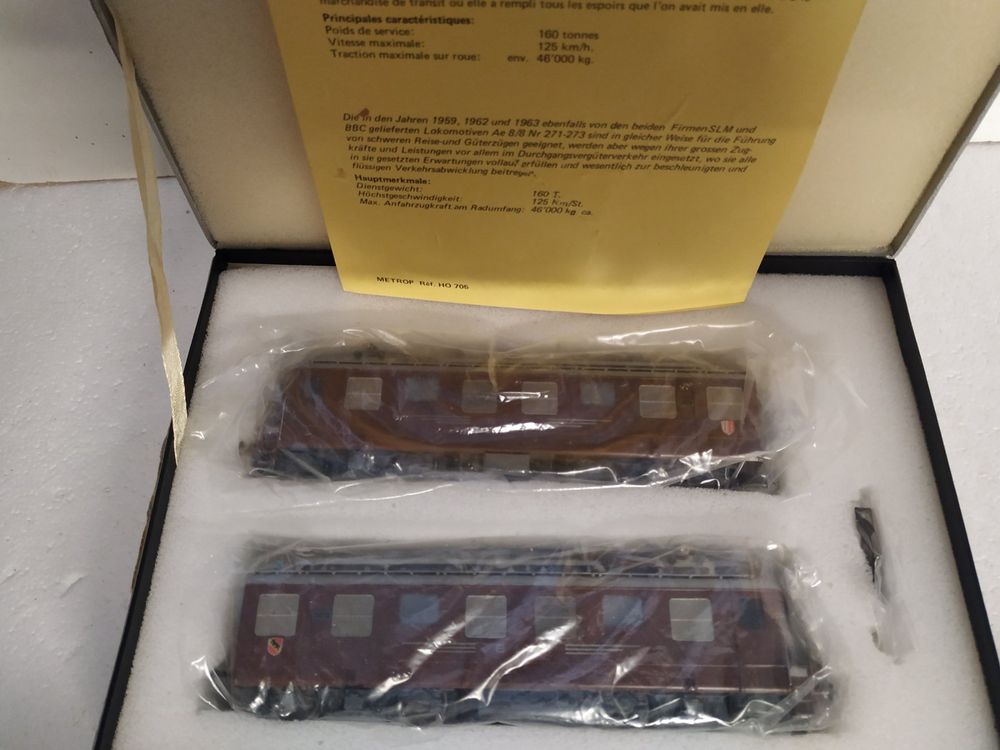 Metropolitan H0 705b E-Lok Ae 8/8 der BLS in OVP (Neu (gemäss ...